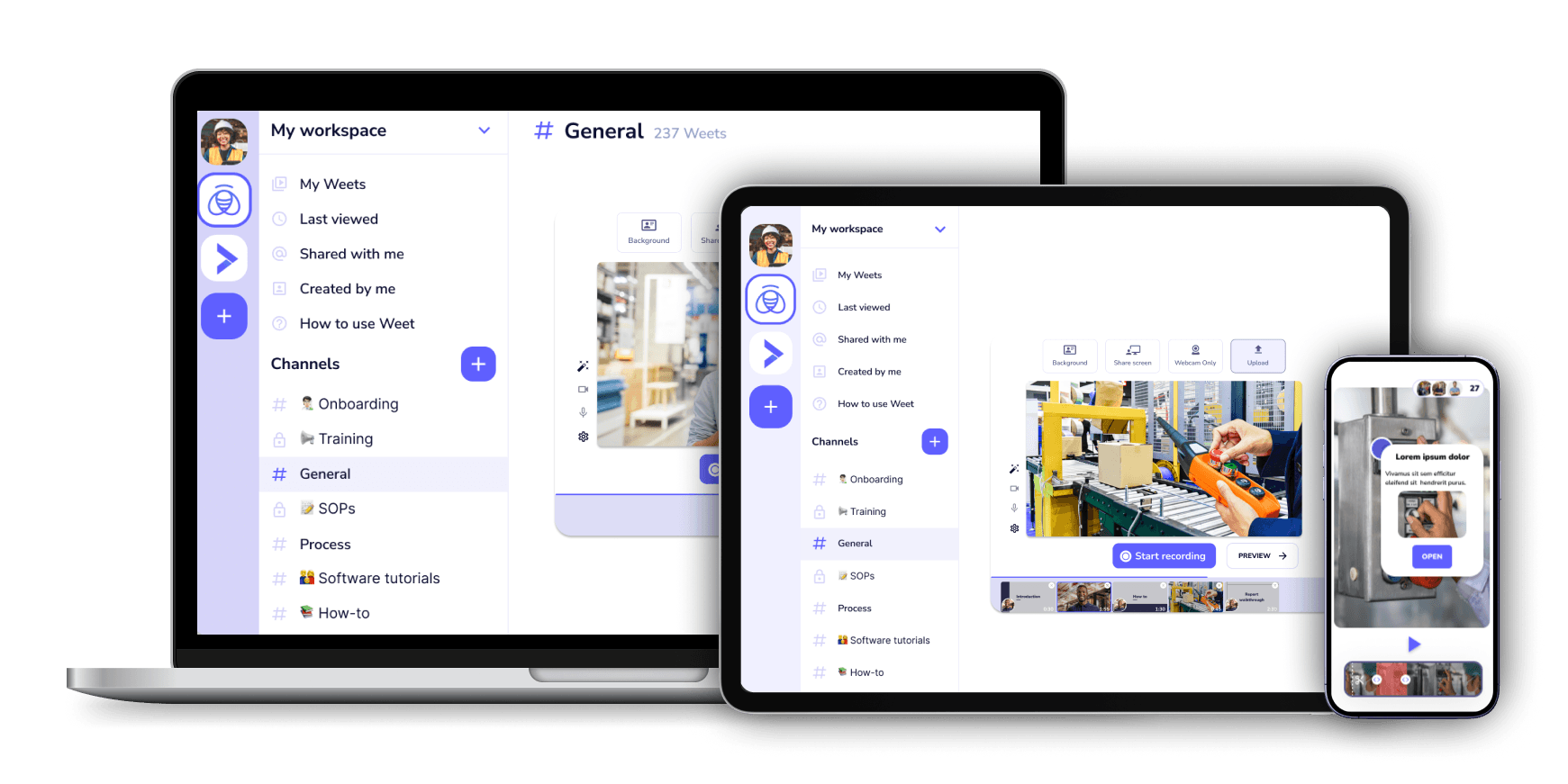 Create interactive training videos