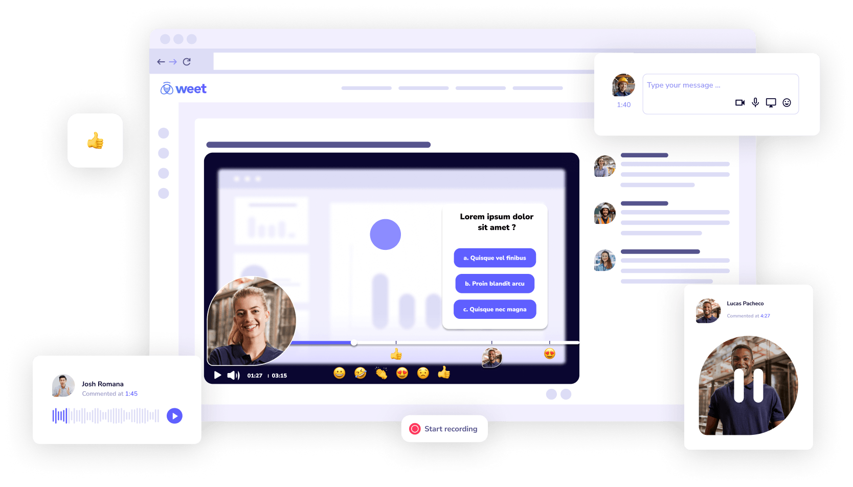 Create interactive training videos